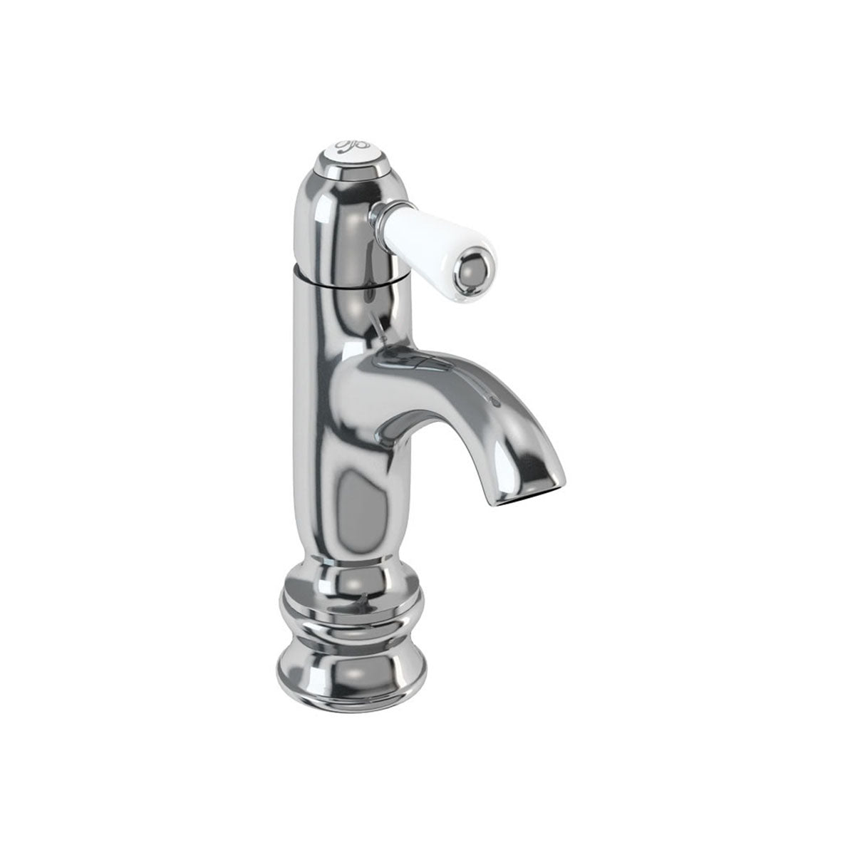 Burlington Chelsea Regent Curved Basin Mono Tap without Pop-up Waste ...