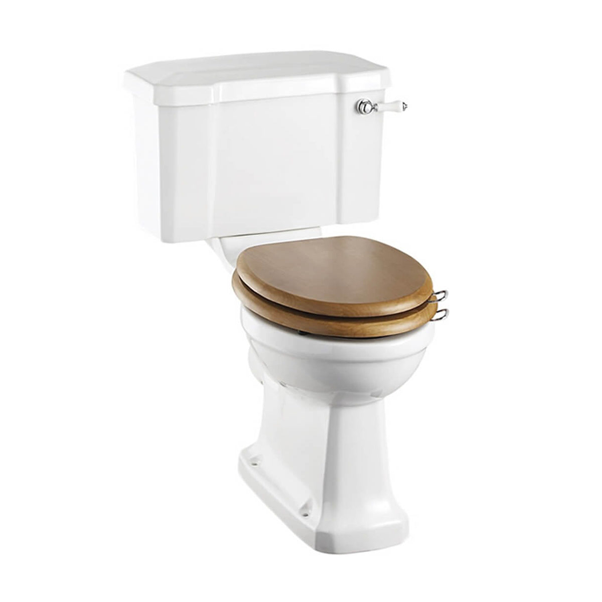 Burlington P20-C1 White Rimless Close Coupled Pan And 51cm Cistern Wit ...